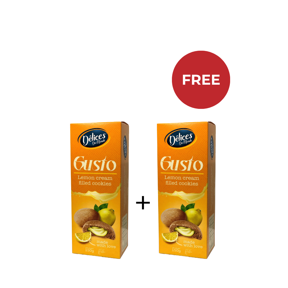 961Home | 1+1 Free Delices Du Monde Gusto Lemon Cream Filled Cookies